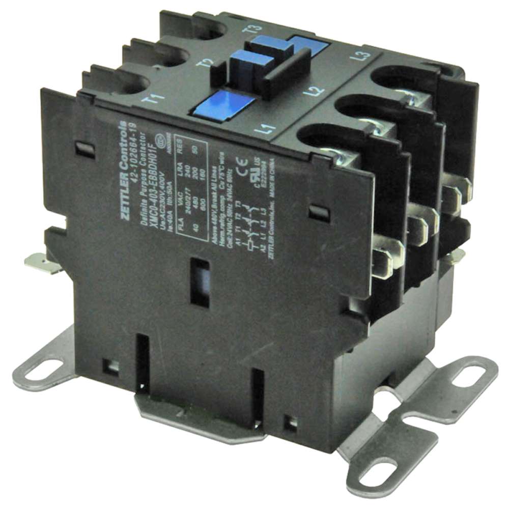 RuudParts.net: Ruud 42-102664-19 Contactor - 40A 3-Pole for 24V coil ...